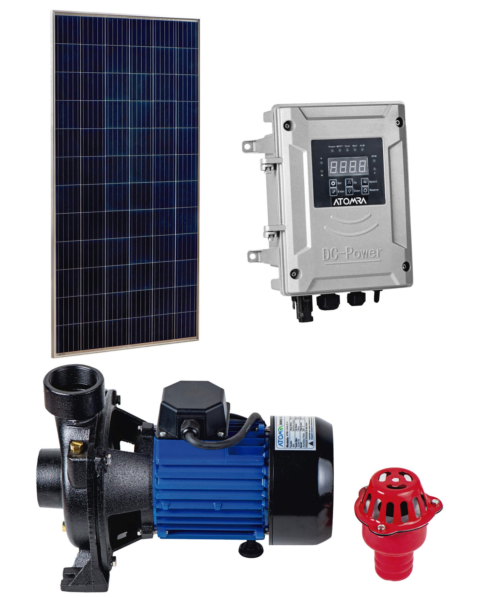 Kit Bomba Solar ATOMRA - Irrigasolar - Especialista em Irrigação ...